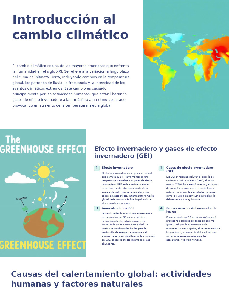 Introduccion Al Cambio Climatico | PDF