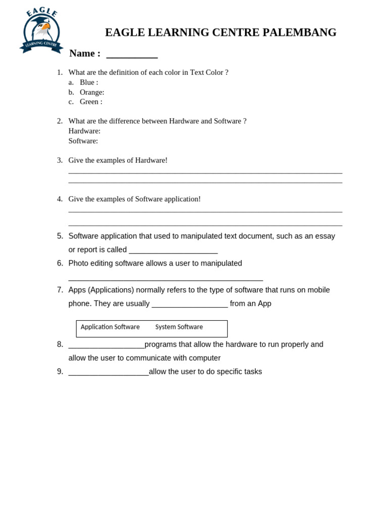 Ws Computer Hardware and Software | PDF