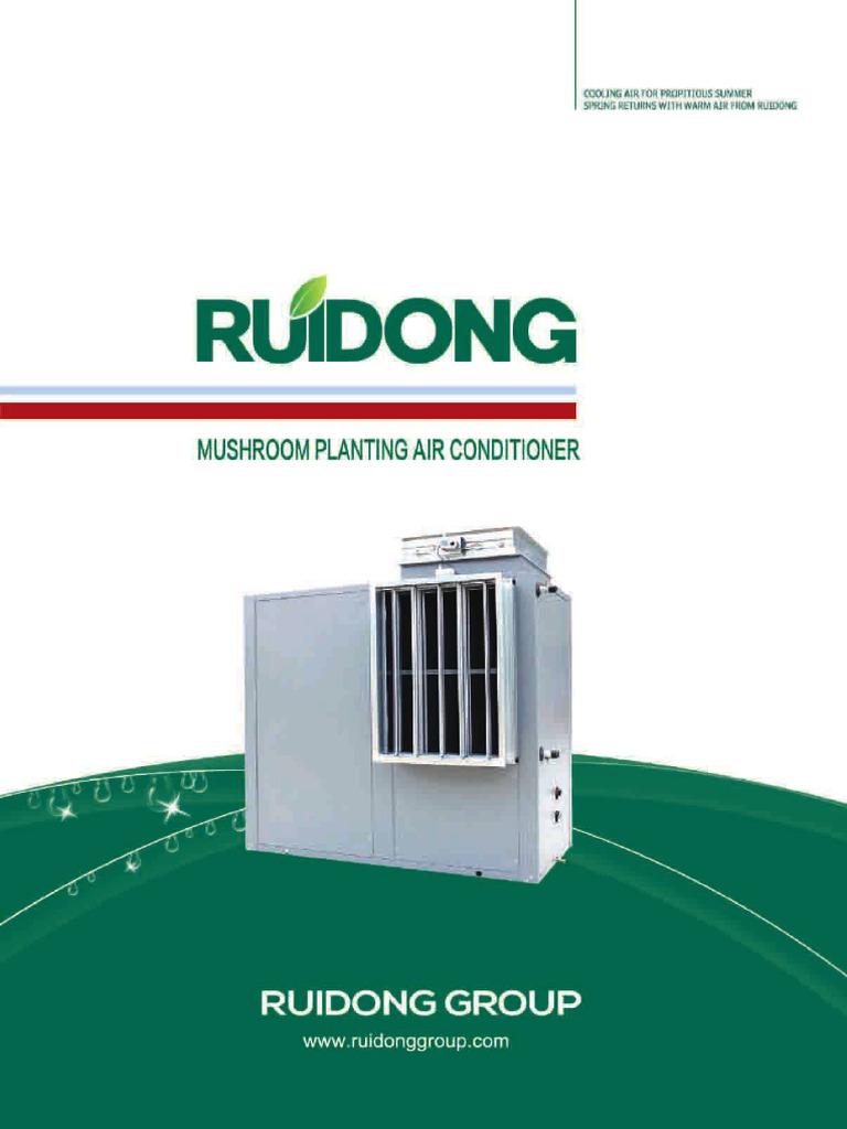 Mushroom Planting Air Conditioner - Ruidong - V.2019 | PDF