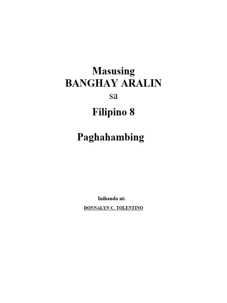 Pahambing | PDF