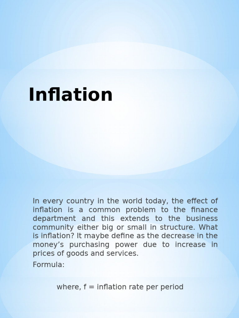 Inflation | PDF