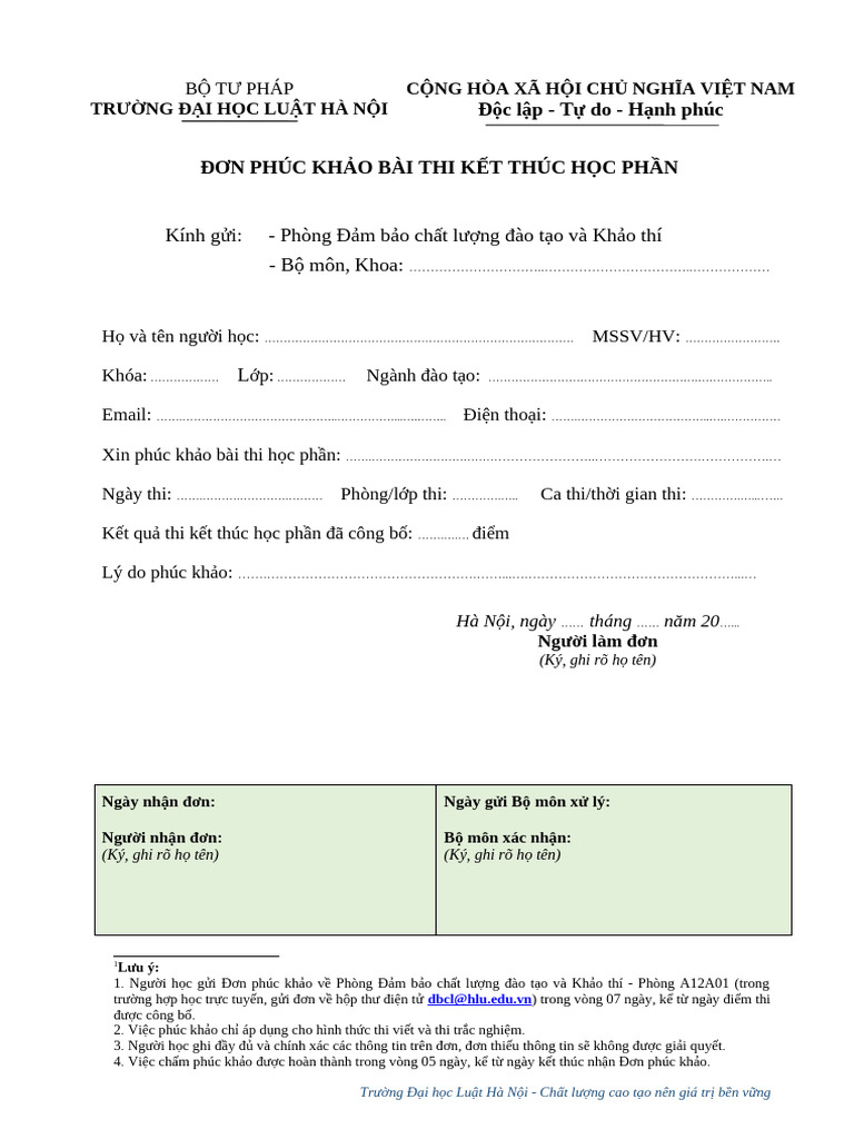 Don Phuc Khao Thi KTHP | PDF