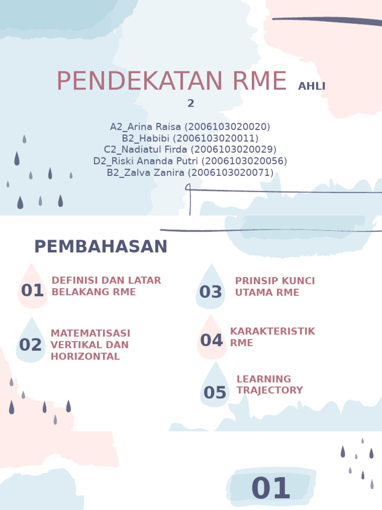 PPT Ahli 2_Pendekatan RME - Copy | PDF