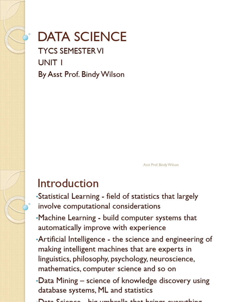 TYCS DS Unit1 | PDF | Quartile | Computing