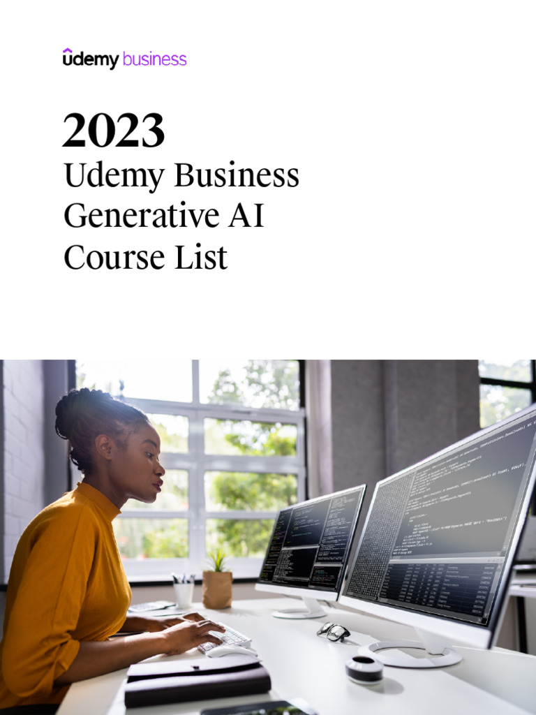 Udemy Business Gen Ai Course List | PDF