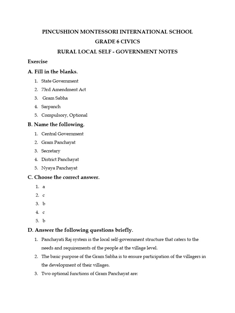 Civics Notes | PDF
