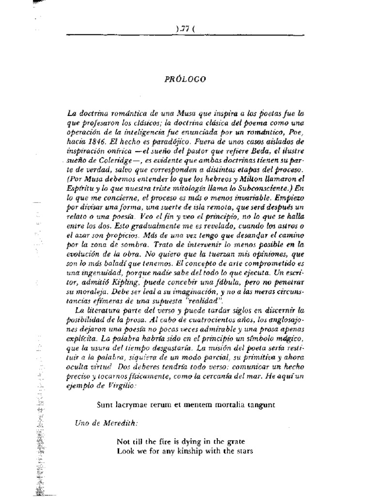 Prólogo La Rosa Profunda | PDF