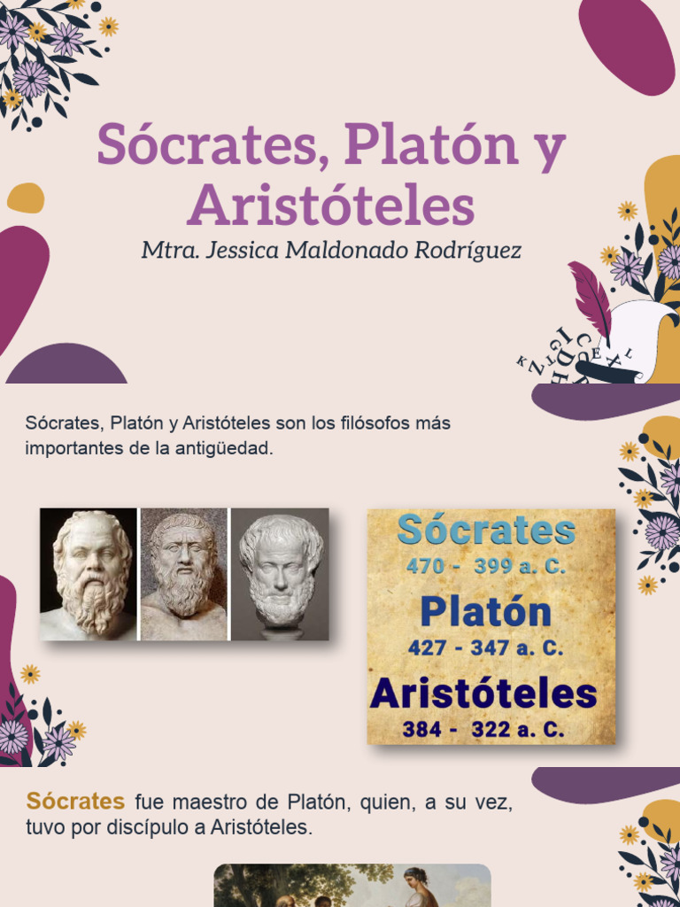 4 Sócrates, Platón y Aristóteles | PDF