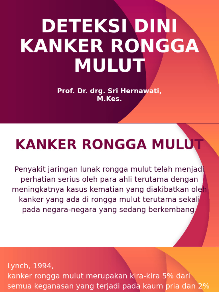 Deteksi Dini Kanker Rm Pdf