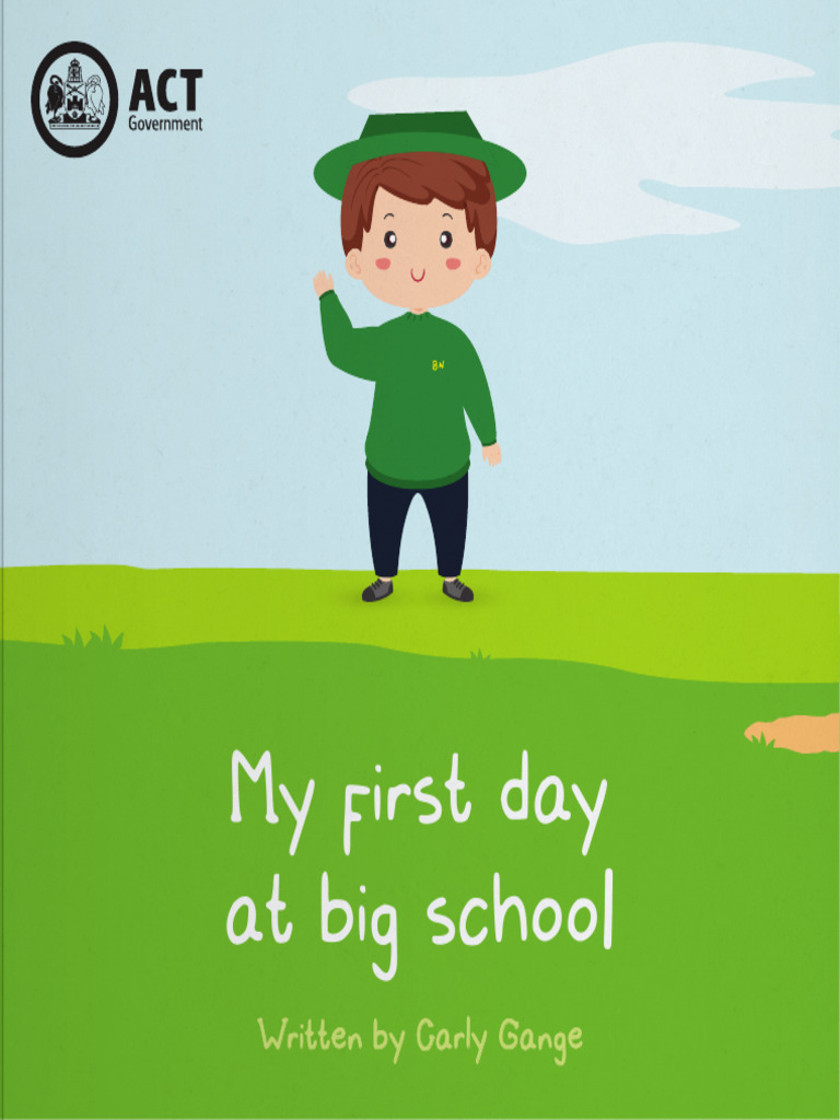 My First Day at Big School Book | PDF