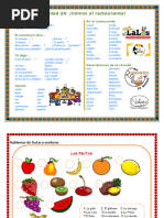 En El Restaurante Nivel A1 Arche-Ele | PDF