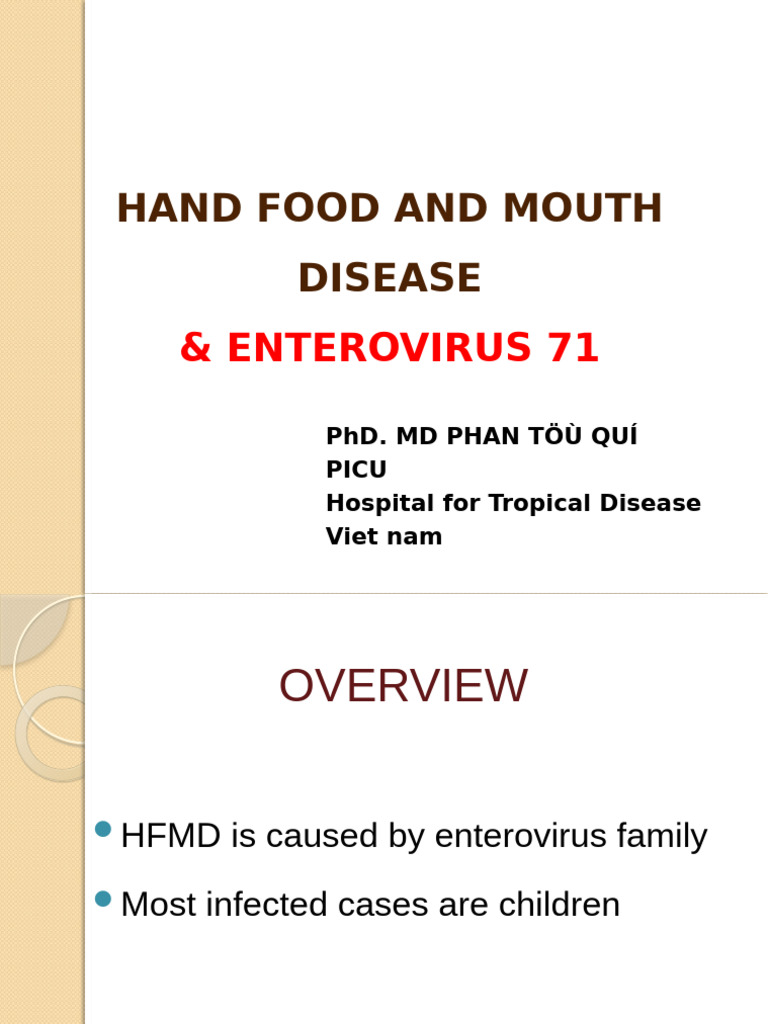 HFMD - EV71 - Japanese Course - 2023 | PDF | Diseases And Disorders | Clinical Medicine