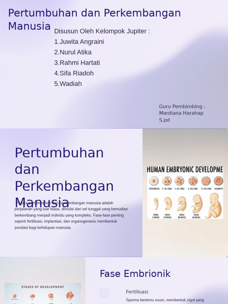 Pertumbuhan-dan-Perkembangan-Manusia - PPTX 20240727 234959 0000 | PDF