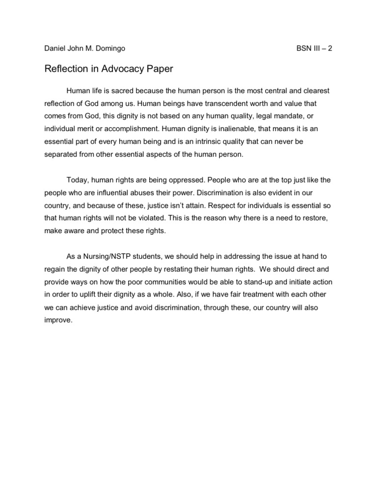 Advocacy | PDF