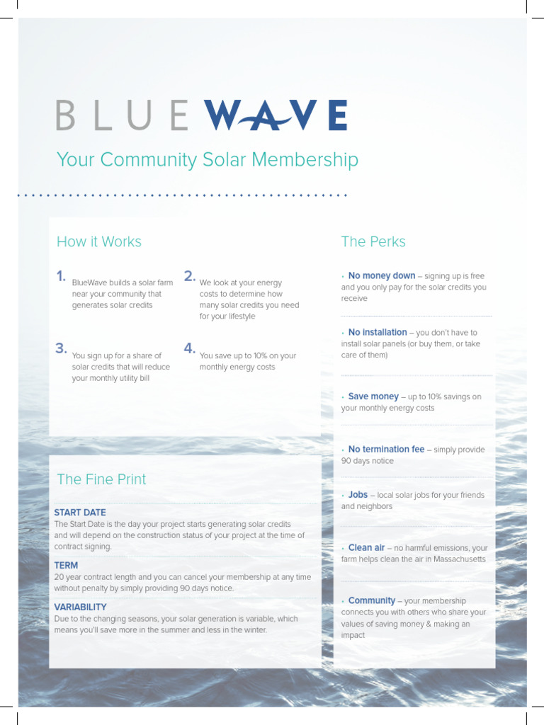 One Pager Community Solar Overview | PDF