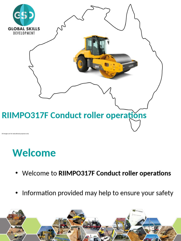 GSD PPT RIIMPO317F Conduct Roller Operations v1 | PDF