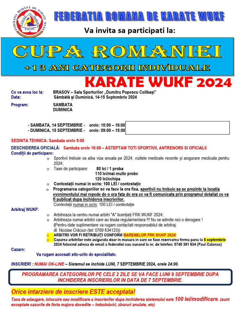 Invitatie CR 2024 | PDF