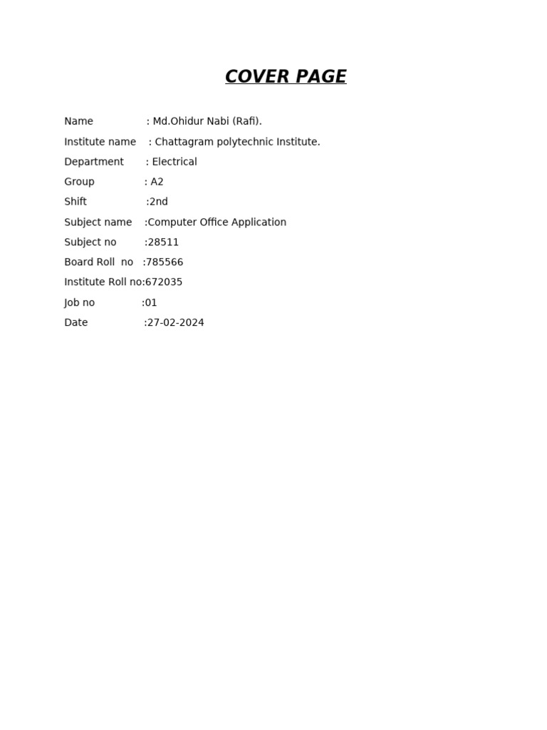 Cover Page | PDF
