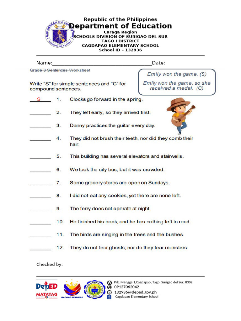 Activity Sheets Pdf