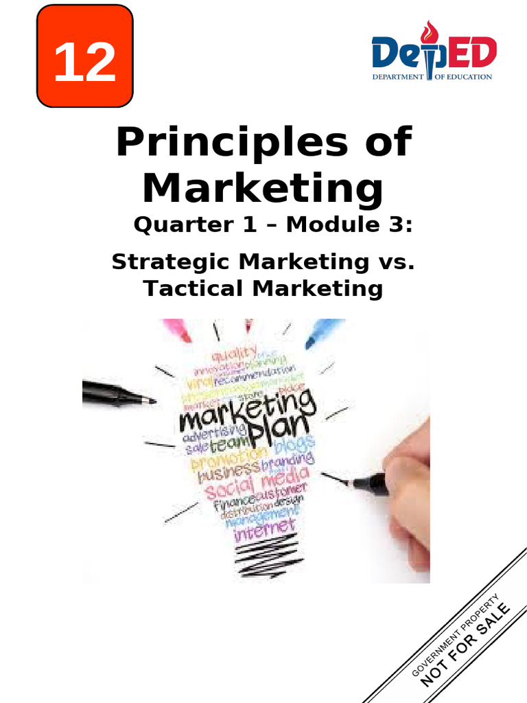 Quarter 1 Module 3 Principles of Marketing Print (1) | PDF