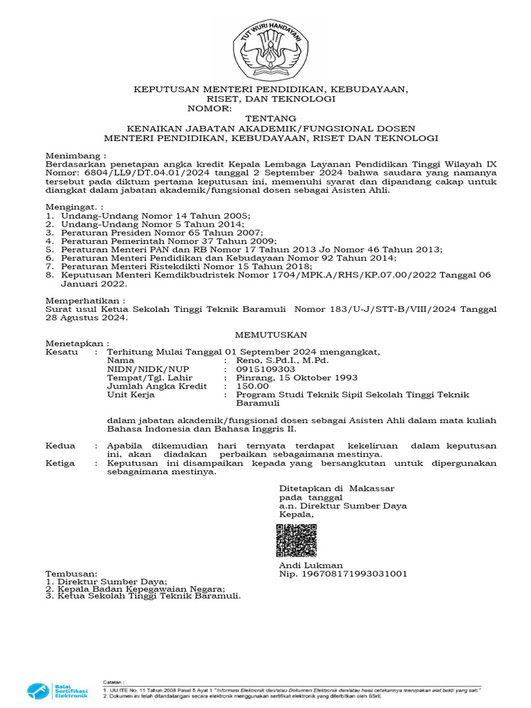 SK Jabfung Baru 3A74D361 1725259608 | PDF