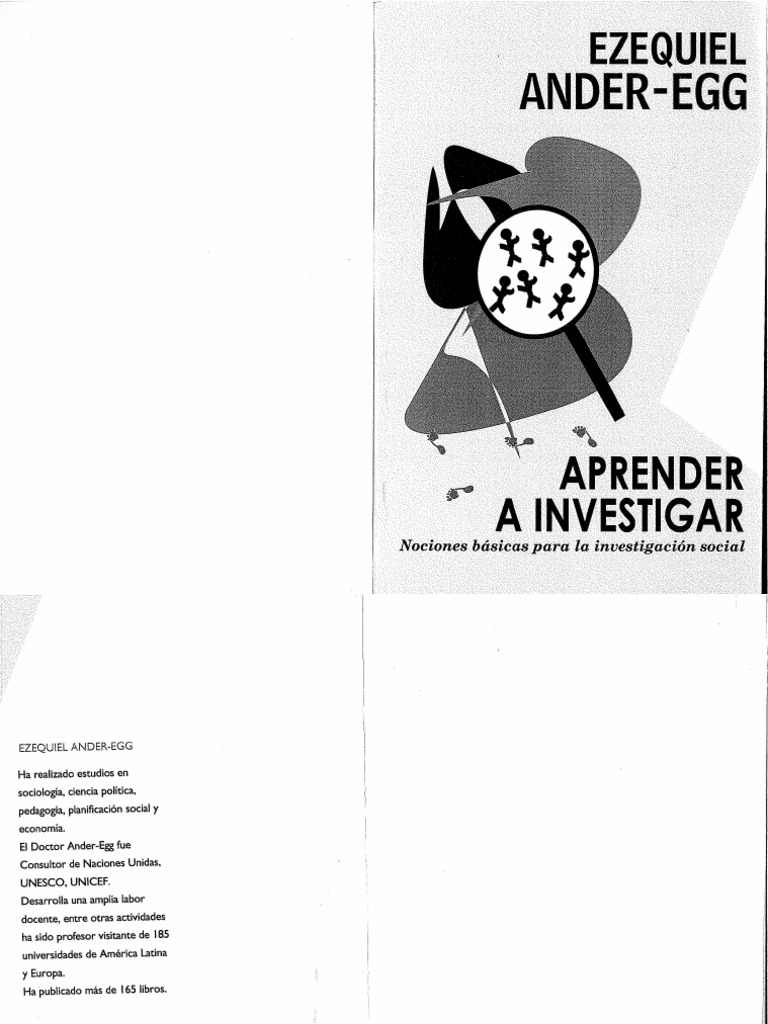 Aprender A Investigar Ezequiel Ander - Egg | PDF