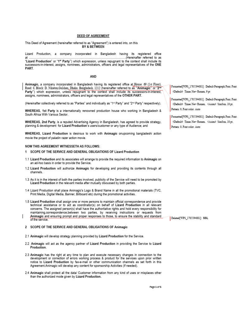 Agreement with Bangla Tv_Push-Pull, Push | PDF