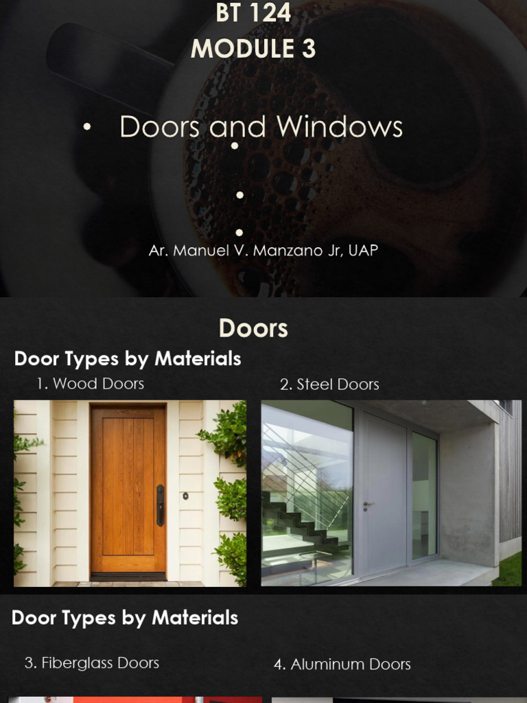 Doors and Windows | PDF