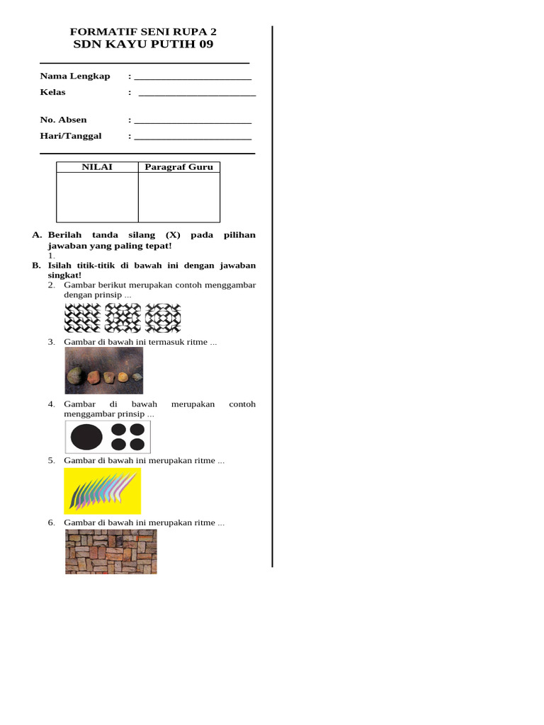 Formatif PLBJ 2 | PDF