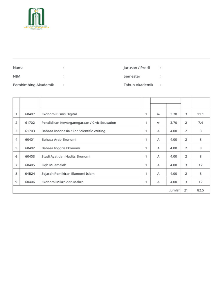 Agista Nuryana Putri - KHS | PDF