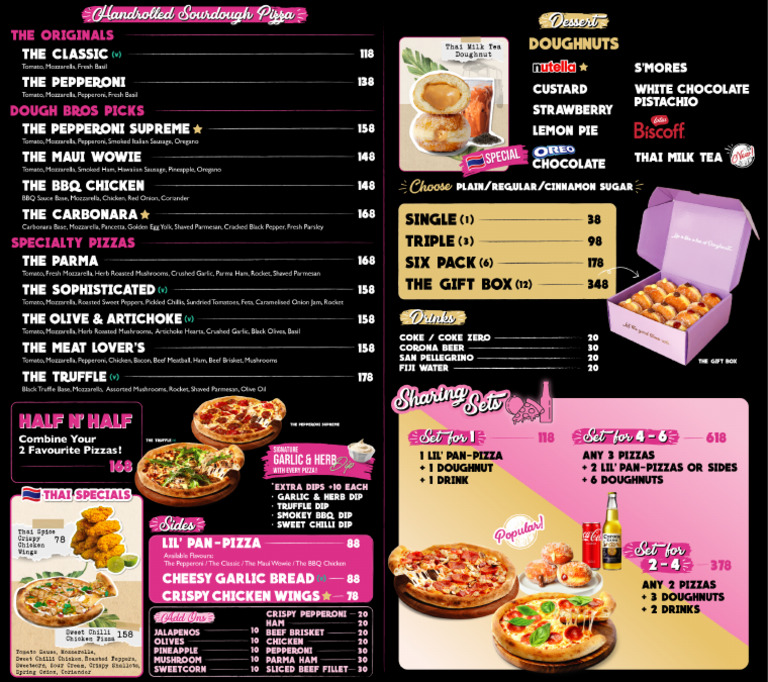 Dough Bros Menu | PDF