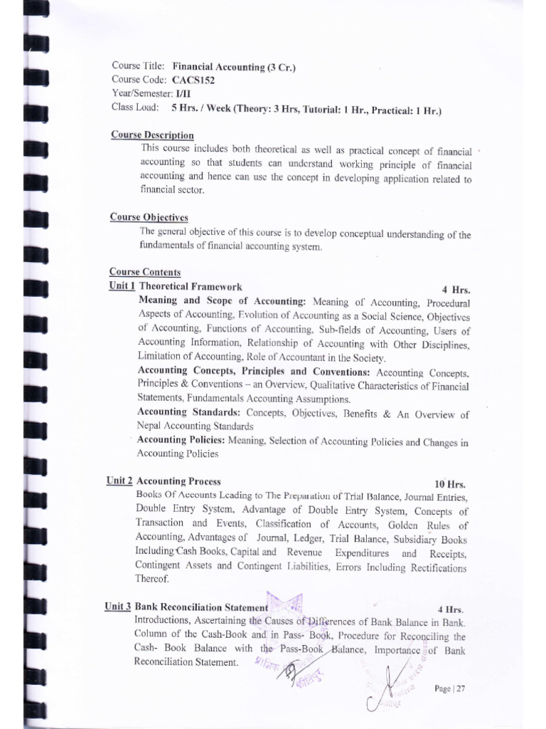 Financial Accounting | PDF