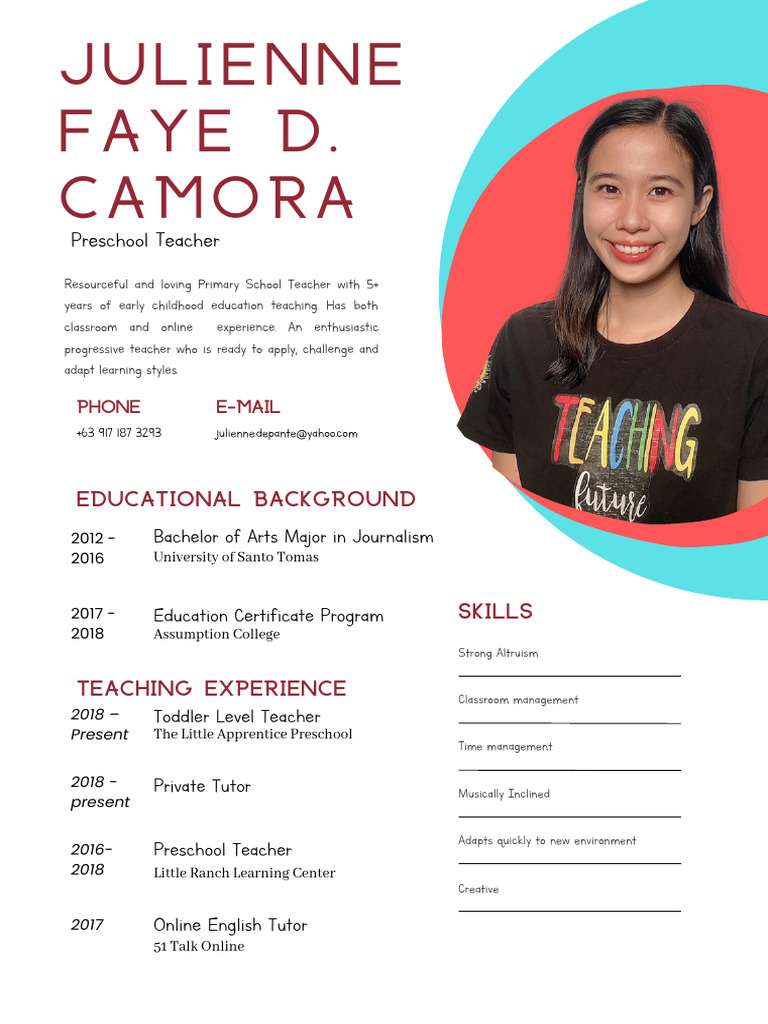 CV - Julienne Faye D. Camora | PDF