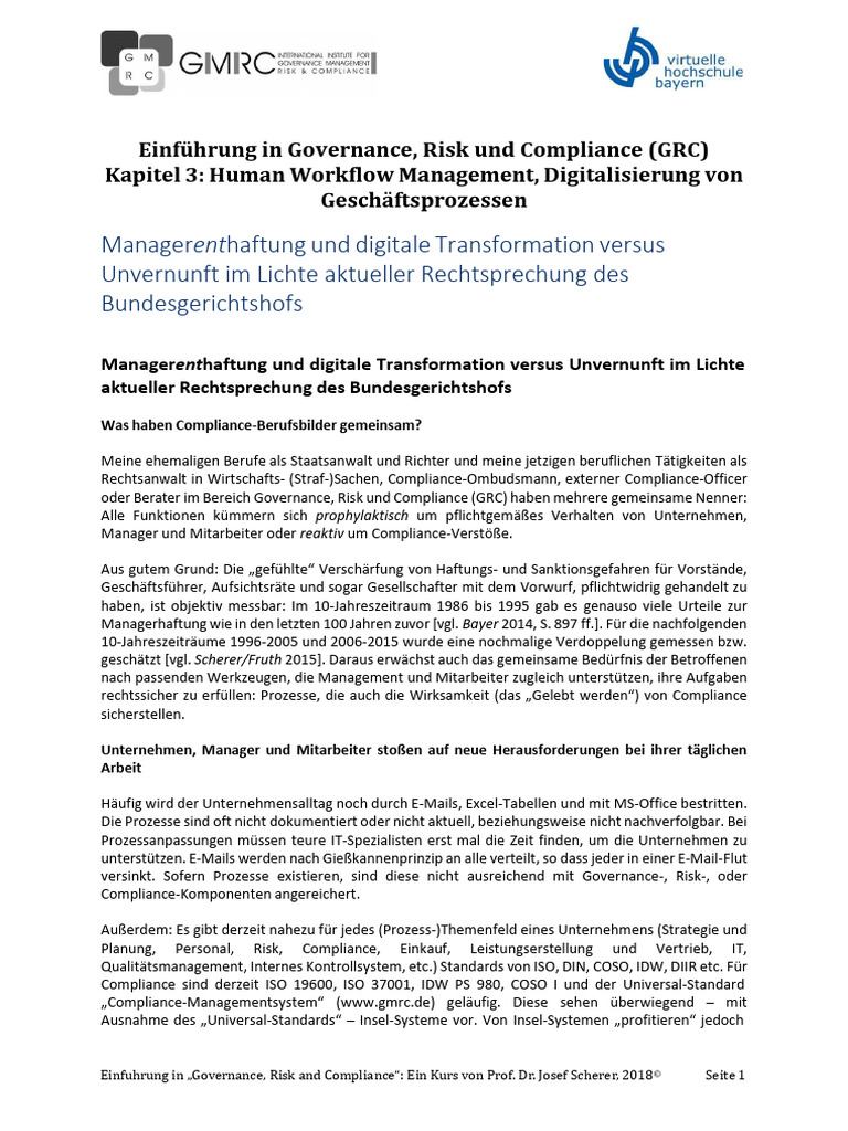 K3 - Human Workflow Management Digitalisierung | PDF