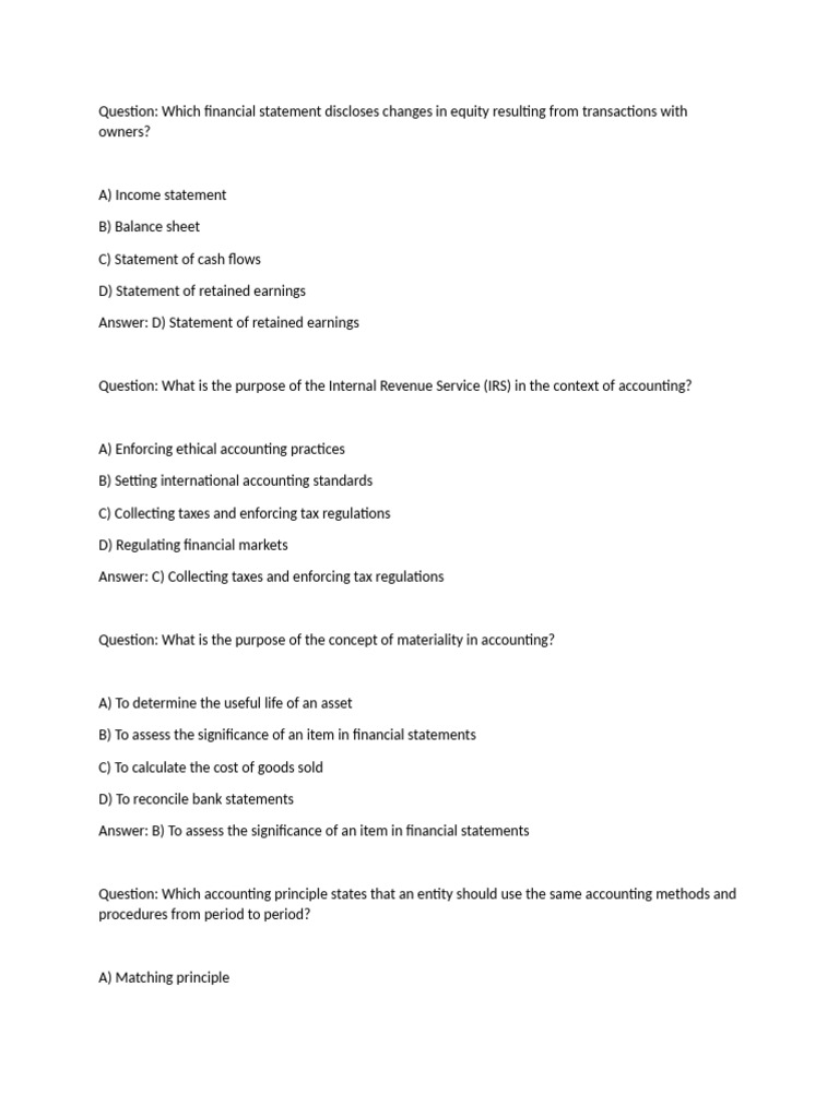 General Principles of Accounting | PDF