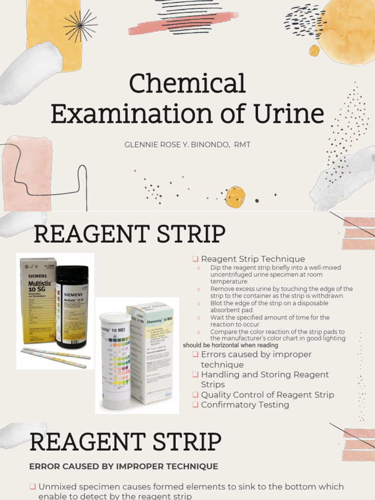 Chemical Examination of Urine | PDF