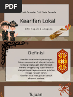 Poster Kearifan Lokal Budaya Indonesia Ilustratif Biru Dan Hijau (42 X ...