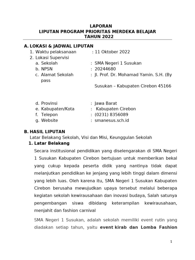 Laporan Liputan Publikasi OK 2022 | PDF