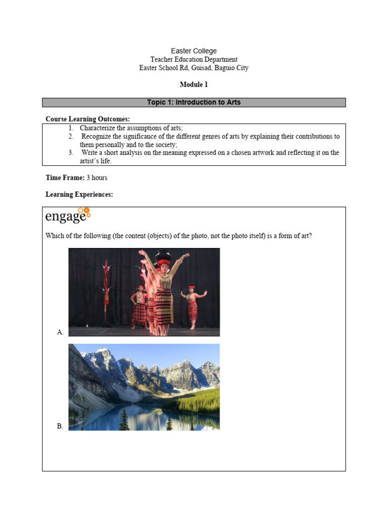 1 Introduction (Arts) | PDF