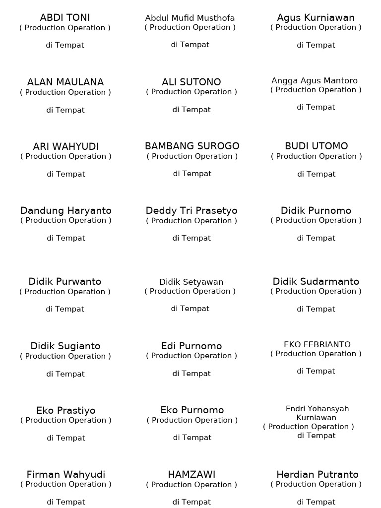 LABEL Baru 103 Pertamina | PDF