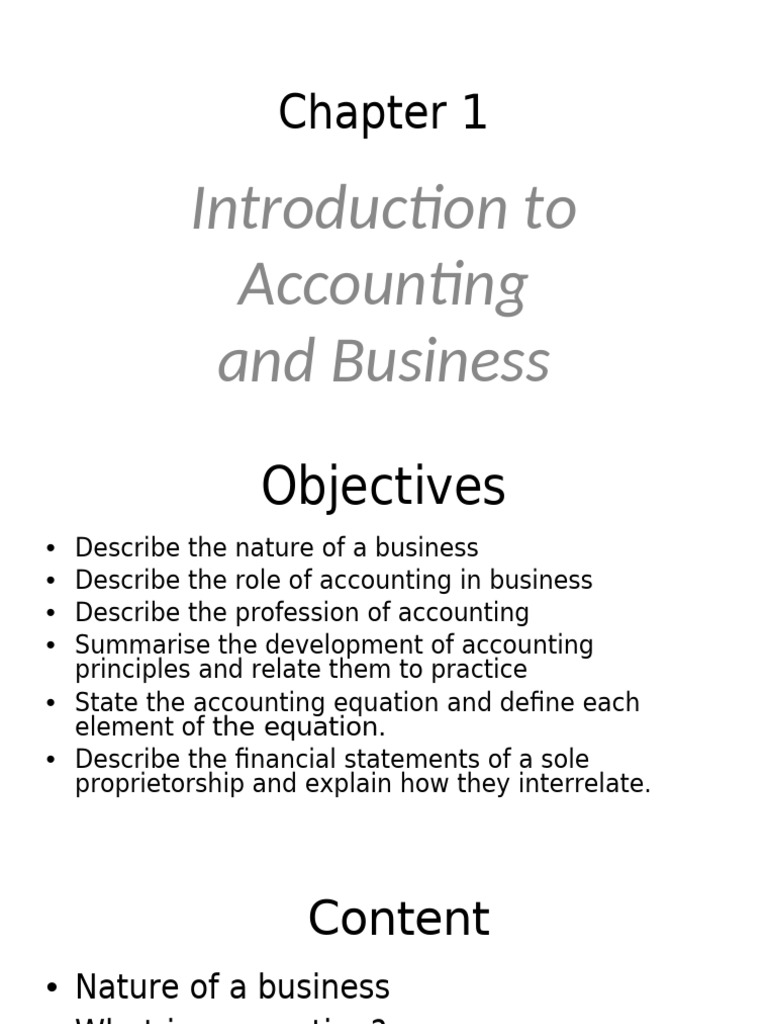 Chapter 1 (Accounting Principle) - Đã G P | PDF | Debits And Credits ...