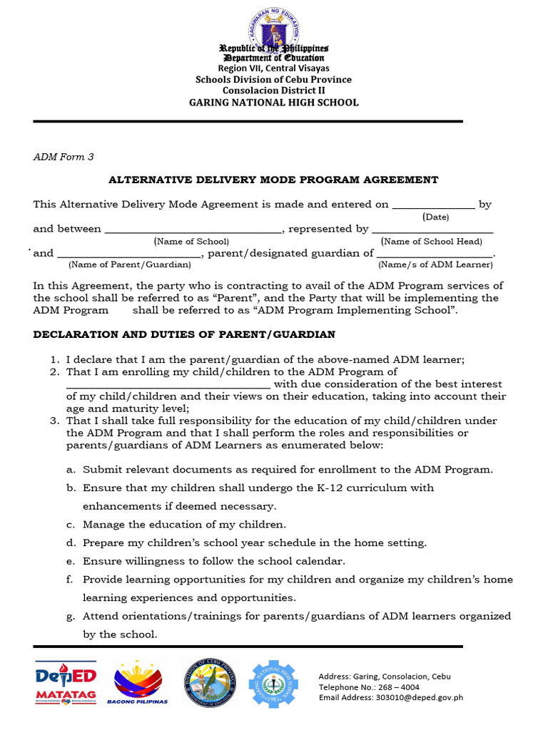 ADM Program Agreement | PDF