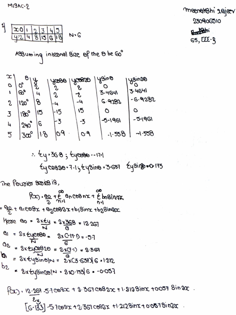 Maths 230906510 EEE B 65 Meenakshi | PDF