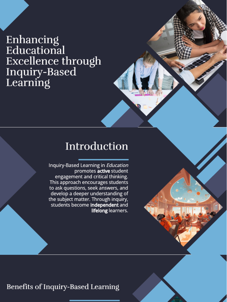Wepik Enhancing Educational Excellence Through Inquiry Based Learning 2024060806510288BS | PDF