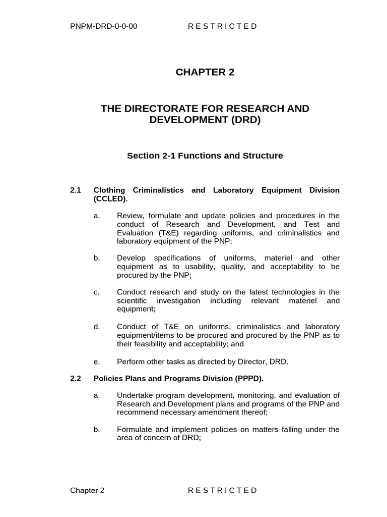 DRD Aom Chapter 2 | PDF