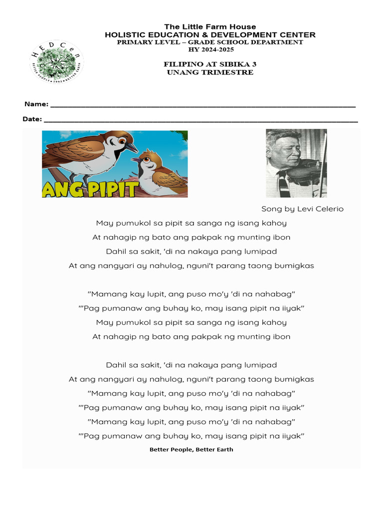 HO Ang Pipit | PDF