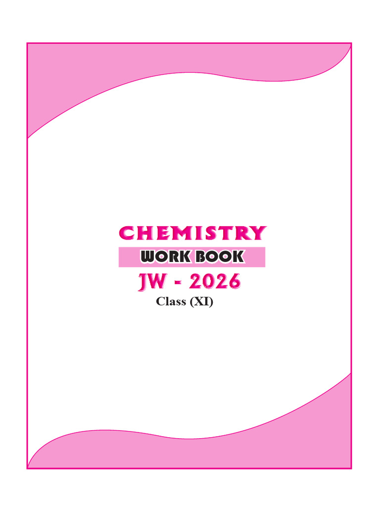 Chemistry - Workbook (XI) | PDF