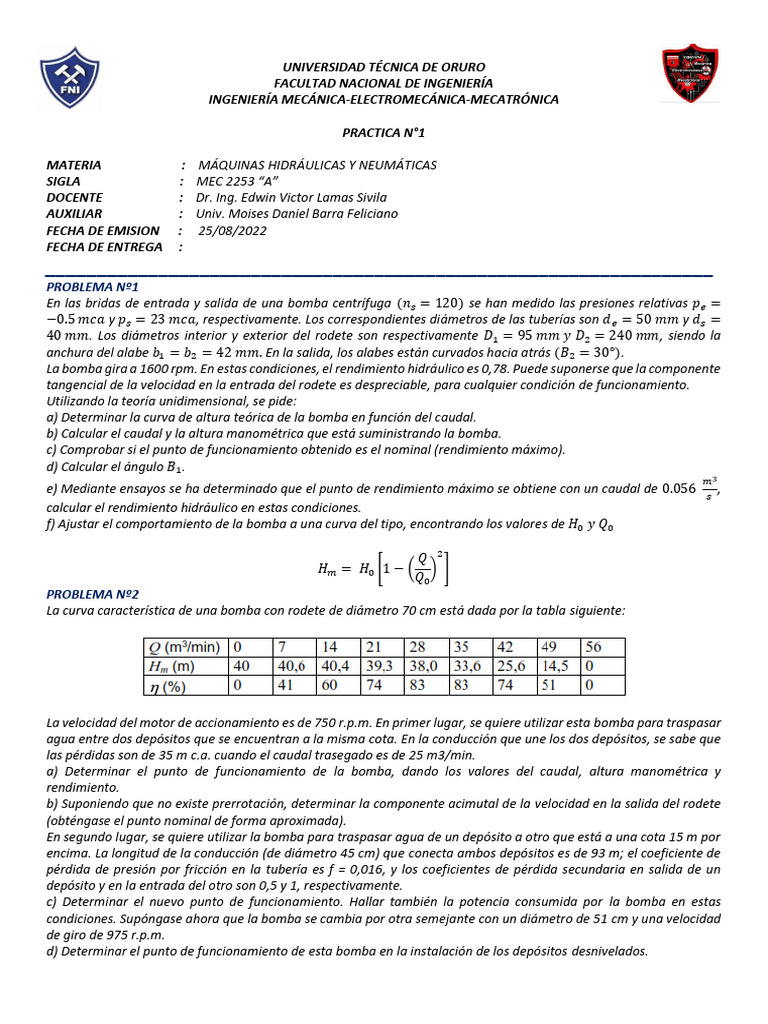 P1 Mec-2253 Sem2-23 | PDF