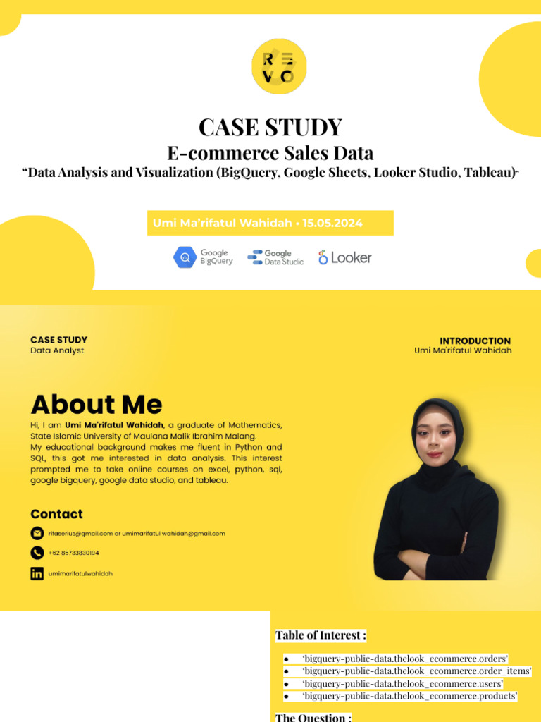 Case Study DA Revou SQL 15 Mei 2024 Umi Ma'rifatul Wahidah - Rifaserius@ | PDF