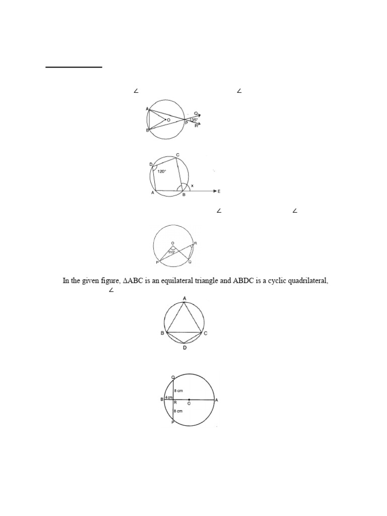 Circle Maths-Ix | PDF